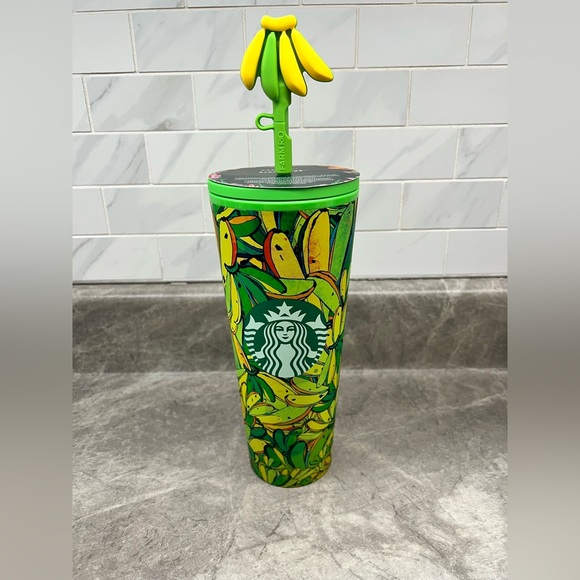 Starbucks | Accessories | Farm Rio Starbucks Collaboration Nwt Banana ...